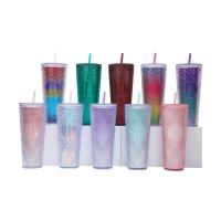 China Enjoy Your Favorite Beverages on the Go with this 24oz/710ml Tumbler Cup BPA Free Straw Lid for sale