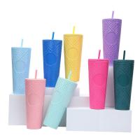 China Enjoy Your Favorite Beverages on the Go with this 24oz/710ml Tumbler Cup BPA Free Straw Lid for sale