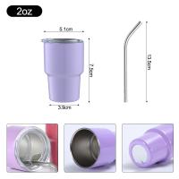 China Reusable Mini Tumbler Shot Glass 304 Stainless Steel with Customized Logo for sale