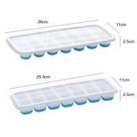 China Stackable Ice Trays with Removable Spill Resistant Lid BPA Free and Silicone Material for sale