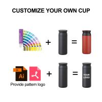 China 350ml 500ml Double Walled Travel Coffee Tumbler with Grip Coating Vacuum Insulated for sale