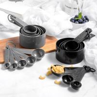 China MEASURING TOOLS Professional Plastic Measuring Cups with Coffee Spoon Set of 5 100g for sale