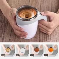 China 380ML Capacity Stainless Steel Insulated Auto Magnetic Mug with Self Stirring Feature for sale