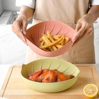 China Reusable Non Stick Silicone Pot Tray for Air Fryer Baking Pastry Tools Easy Cleaning for sale