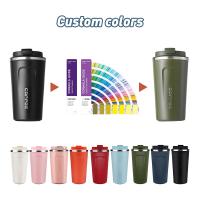 China Eco Friendly Stainless Steel Thermal Mug with Temperature Display and Leak Proof Lid for sale