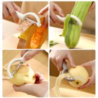 China Good Grip Swivel Blade Vegetable Peelers for Perfectly Peeled Fruits Vegetables 38g for sale