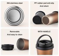 China 500ml Capacity Thermal Leak Proof Stainless Steel Vacuum Insulated Travel Mug with Handle for sale