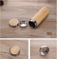 China Adults Eco-Friendly Bamboo Double Wall Stainless Steel Tumbler for Tea and Coffee for sale