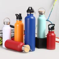 China Thermal Insulation Stainless Steel Vacuum Sport Water Bottle with Handgrip and WITH LID for sale