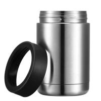 China Custom 12oz Double Walled Stainless Steel Beer Can Cooler for Customer Needs for sale