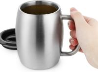 China Europe Design Style Custom OEM Drinkware Type Double Wall Stainless Steel Beer Mug for sale