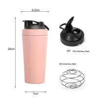China Custom Logo Acceptable 500g BPA Free Gym Insulated Shaker Bottle with Portable Design for sale