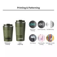 China 380ml Capacity Stainless Steel Coffee Mug for Car Travel Customized Colors Accepted for sale