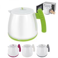 China BPA Free Microwave Oven Tea Plastic Kettle Hot Pot Water Boiler with Customized Logo for sale