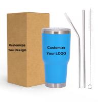 China 30oz BPA FREE Insulated Tumbler Stainless Steel Vacuum Mug with Lid Customer's Logo for sale