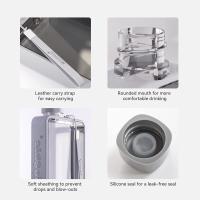 China 110*180*330mm Custom Flat Water Bottle for Gym and Outdoor Activities for sale