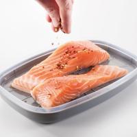 China Stocked BPA Free Microwave Steamer Cookware for Fish Plastic for sale