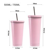 China 16oz 24oz Custom DIY Coffee Mug Travel Water Cup Double Wall Stainless Steel Tumbler for sale