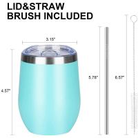 China 1 Custom 12oz Leak Proof Reusable Stainless Steel Coffee Thermos Cup for Sustainable for sale