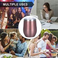 China 1 Custom 12oz Leak Proof Reusable Stainless Steel Coffee Thermos Cup for Sustainable for sale
