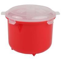 China 2023 Products 5 Pieces Microwave Steamer Sets in PP Material with Customized Color for sale