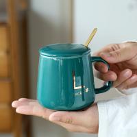 China USB Charging Ceramic Porcelain Mug with 55 Degree Temperature Control and HANDGRIP for sale