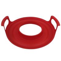 China Simple Style Plastic Insulation Food Cover with Tray BPA Free and Microwave Heating Ready for sale