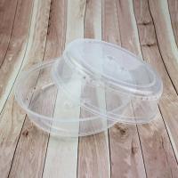 China Simple Style Plastic Insulation Food Cover with Tray BPA Free and Microwave Heating Ready for sale