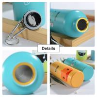 China Aluminum Bike Water Bottle Blanks with Carabiner Cover Custom Logo Sublimation Printing for sale