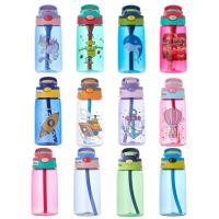 China Custom Logo Bpa Free Children Water Bottle with Straw Support Tour Outdoor Activity for sale