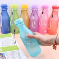 China Unbreakable 550mL BPA Free Water Bottle in Candy Colors for School Children 6.8x20cm for sale