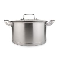 China 1.65kg Cookware Set Kitchen Pots and Pans Stainless Steel Cook Wear with Glass Cover for sale