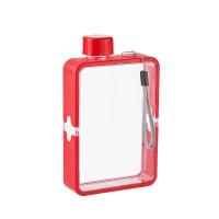 China 380 ml BPA Free Square Sport Water Bottle with Custom Logo and Minimalist Design for sale