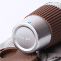 China Stainless Steel Coffee Mug Custom 17oz Double Wall 18/8 Tumbler with Silicone Sleeve for sale