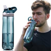 China Accessories WITH LID Outdoor Gym Sports Water Bottle with Straw and BPA Free Plastic for sale