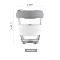 China 1-Piece Customized Logo Borosilicate Insulated Coffee Cup Tumbler for Water Bottle for sale