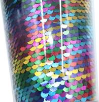 China Custom Logo Glitter Tumbler With Straw And Lid For Water Flowing With Anti-corrosion Coating for sale