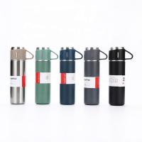 China Travel in Style with this Stainless Steel Double Wall Vacuum Flask Water Bottle Set for sale