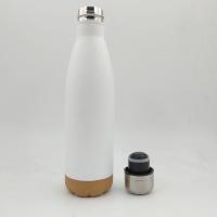 China 500ml Cork Bottom Cola Shaped Vacuum Seal Insulated Flask Stainless Steel Water Bottle for sale