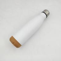 China 500ml Cork Bottom Cola Shaped Vacuum Seal Insulated Flask Stainless Steel Water Bottle for sale
