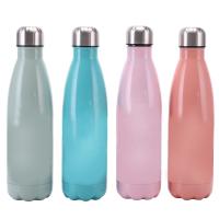 China 500ML Cola Shape Stainless Steel Double Wall Vacuum Water Bottle for Customized Designs for sale