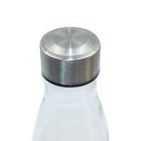 China 2020 Tour Custom Logo and Eco-Friendly Glass Water Bottle with Direct Drinking Method for sale