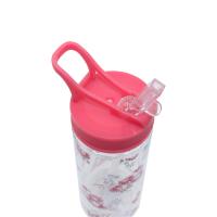 China Customized Portable Pastoral Water Bottle for Girls 7.3x7.9x23.2cm Pastoral Design for sale