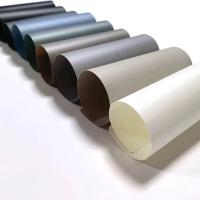 China 0.25mm Solid Color High Glossy Soft Touch Plastic PETG PET Furniture Board Protective Film Roll For Lamination for sale