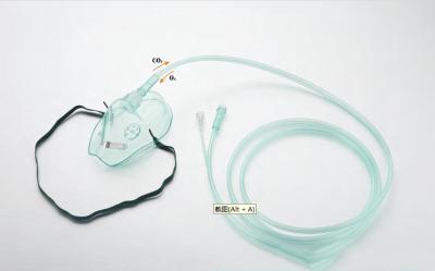 China PVC Medical Grade Oxygen Therapy With Adjustable Nose Clip With/Without Latex for sale
