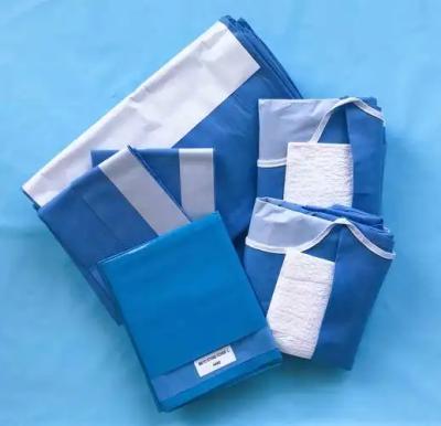 China Avoid Direct Sunlight Disposable Surgical Kits for Surgery Comprehensive Sterile Single Medical Instruments Set for sale