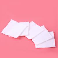 China Square Shaped Faical Cotton Made Pads Makeup Remover For Cleaning for sale