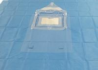 China Operation Room Disposable Surgical Drapes / Craniotomy Head Drapes 230*330cm for sale