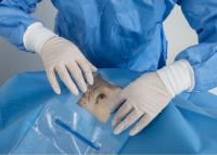 China 90x90cm 120x120cm Disposable Eye Drape Fenestration With Surgical Film for sale