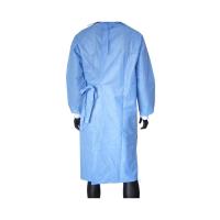 China Sterile Disposable Reinforced Surgical Gown Breathable Fluid Repellent CE Approved for sale
